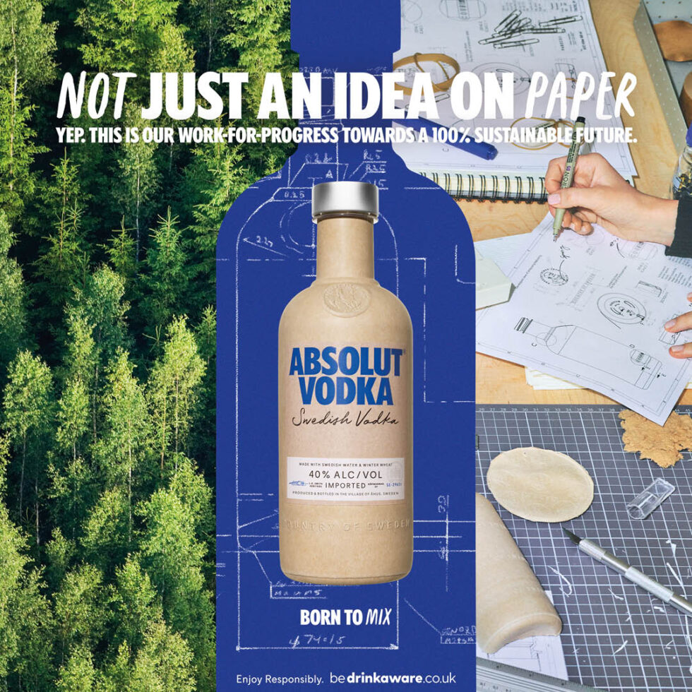 Absolut lanza las primeras botellas de papel disponibles comercialmente ...